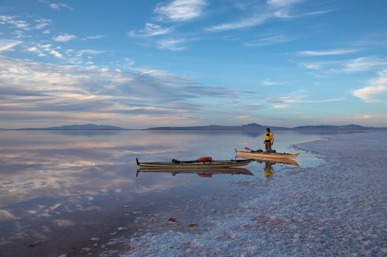 Circumnavigating the Great Salt Lake in a Kayak - Listening To America